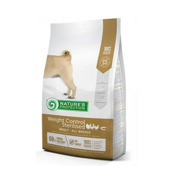 Hrana za sterilisane pse 12kg Živina Kril Natures Protection NP752505