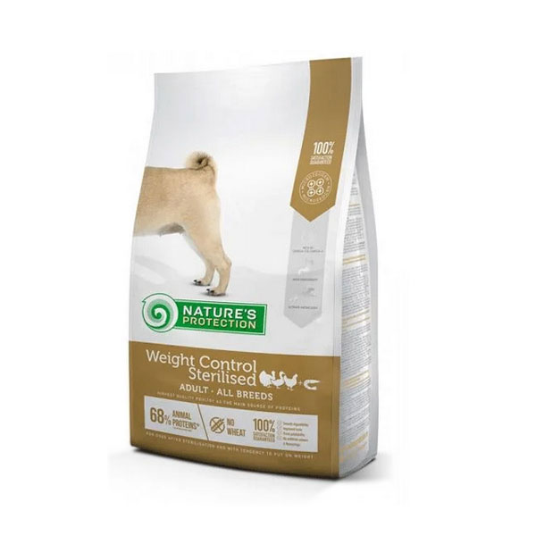 Hrana za sterilisane pse 4kg Živina Kril Natures Protection NP752305