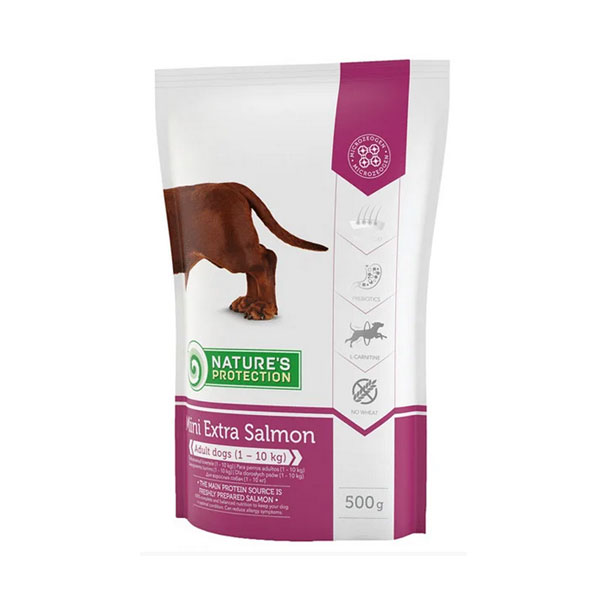 Hrana za pse 2kg Extra Losos small Natures Protection NP752209