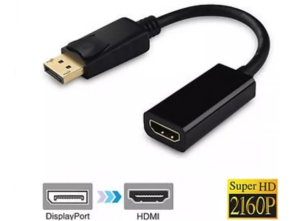 Fast Asia Adapter-konvertor Display Port na HDMI 4K
