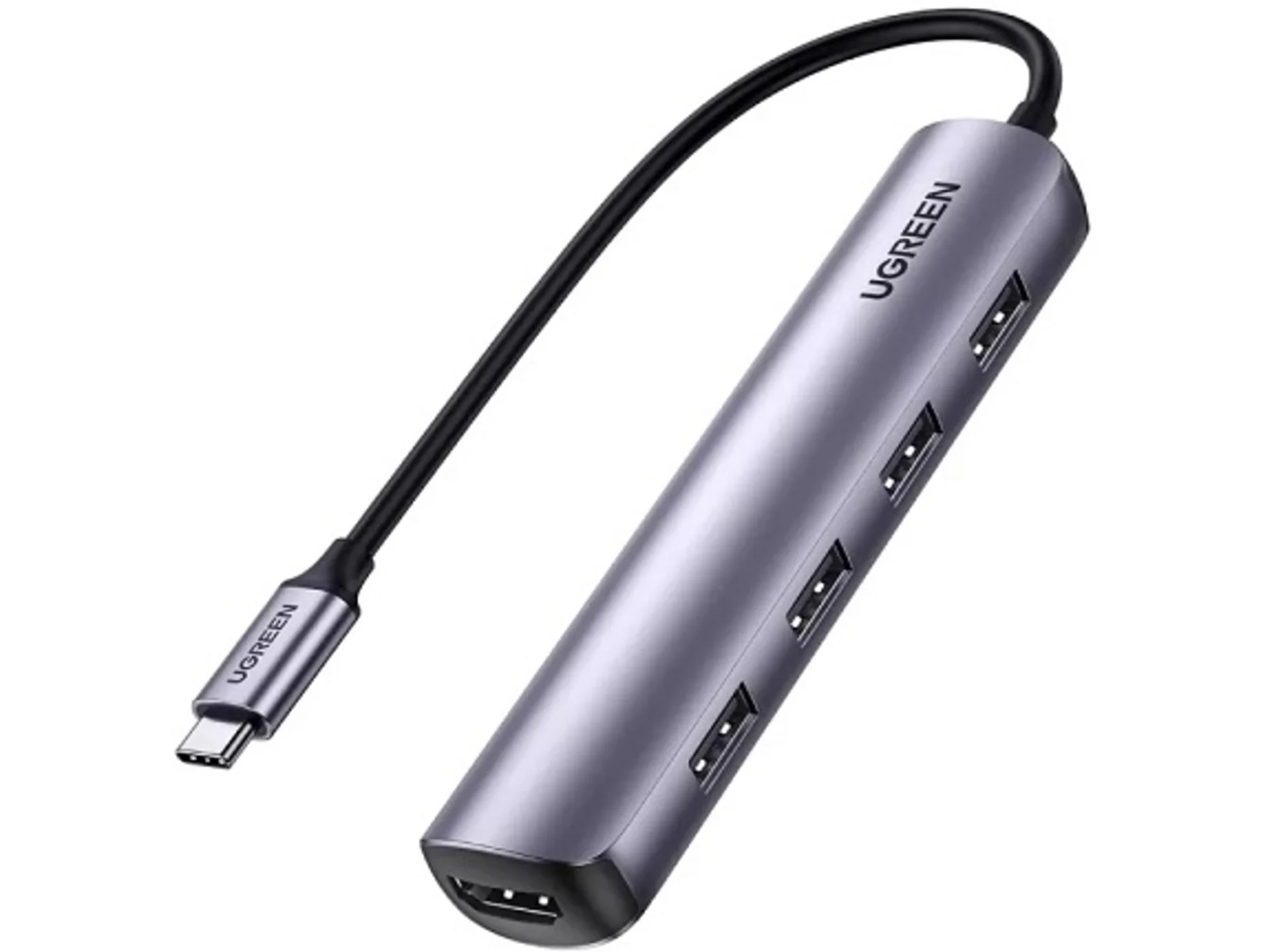 Ugreen Adapter USB-C na 4xUSB 3.0+HDMI CM417