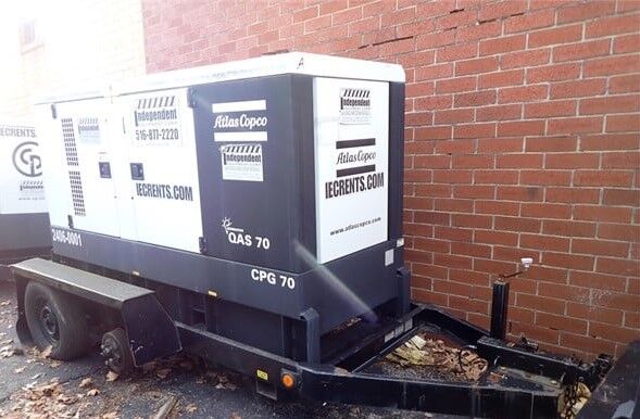 Atlas Copco QAS 70 JD diesel generator