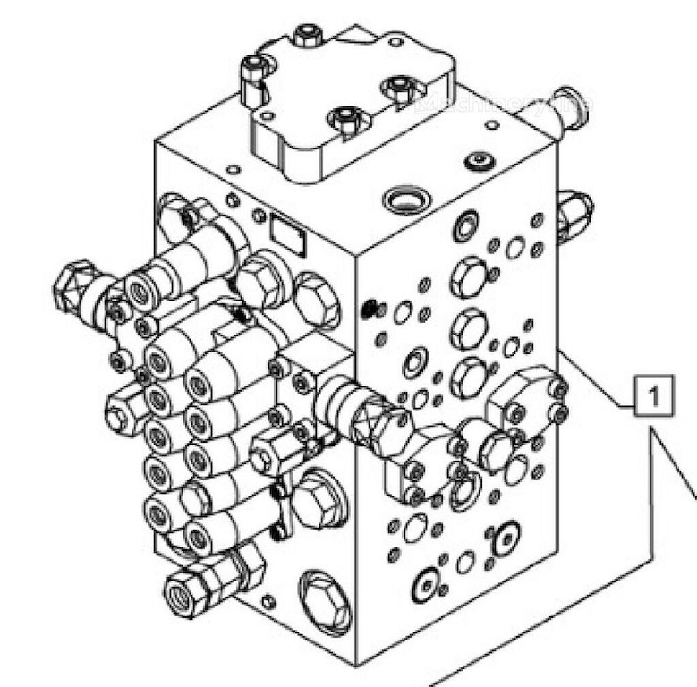 Case KMJ21990 hidraulični razvodnik za Case CX145D SR bagera