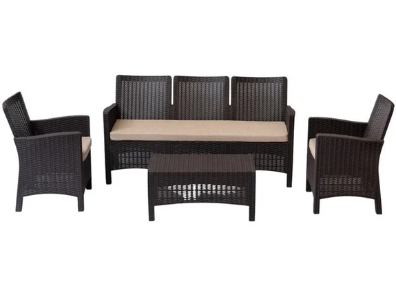 Baštenski set Rattan 3