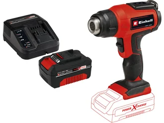 Einhell Aku. Pištolj za vruć vazduh TE-HA 18 Li i Power-X-Change 18V 4,0 Ah Starter-Kit