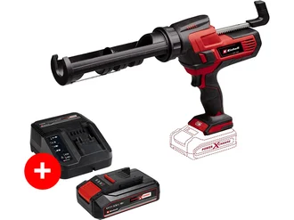 Einhell Akumulatorski pištolj za silikon TE-SG 18/10 Li - Solo + Einhell Power-X-Change 18V 2.5 Ah Starter-Kit