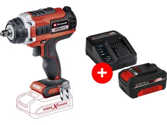 Einhell Akumulatorski udarni odvijač IMPAXXO 18/400 + Einhell Power-X-Change 18V 4.0 Ah Starter-Kit