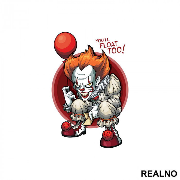 PENNYWISE - BALLON - HORROR - FILMOVI - NALEPNICA