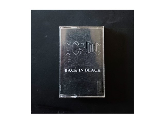 Ac Dc-Back in Black Kaseta (1983)