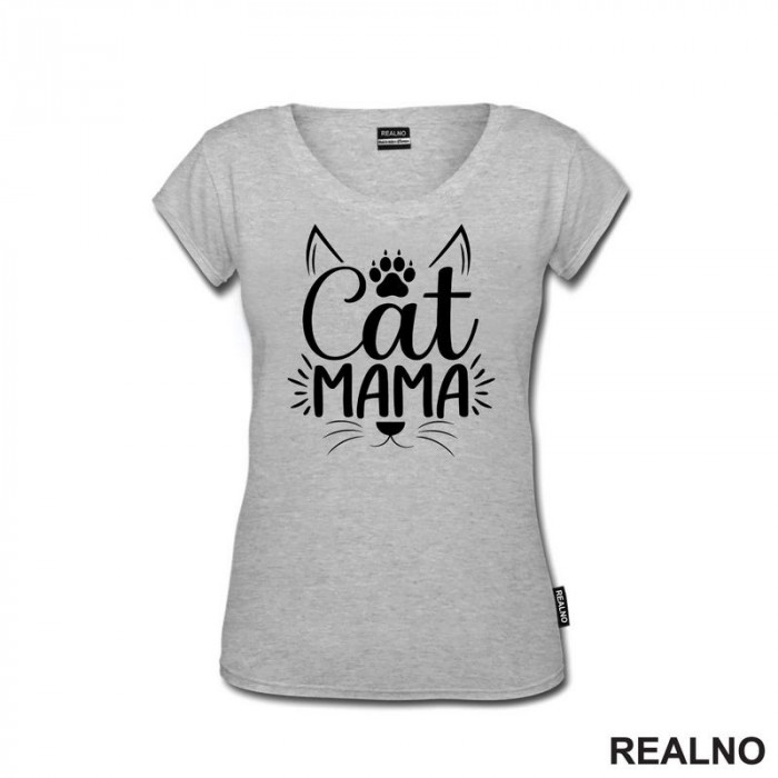 CAT MAMA - MAČKE - MAJICA