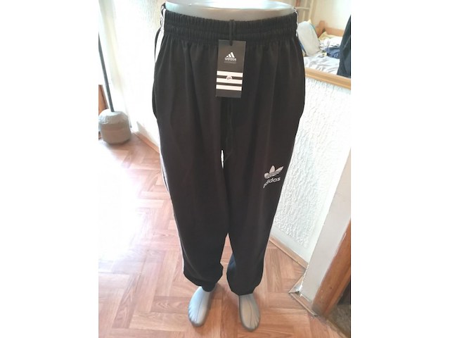 Nova muska trenerka donji deo Adidas Crna 2XL