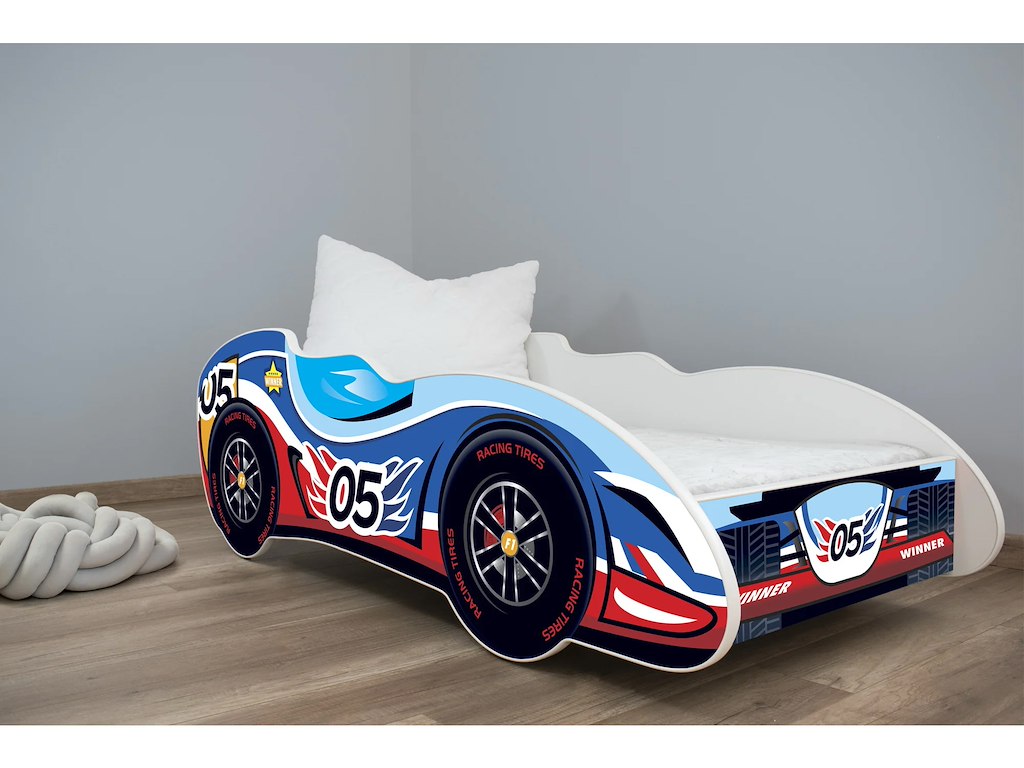 Formula 1 Dečiji krevet 160x80cm 5 car 7520