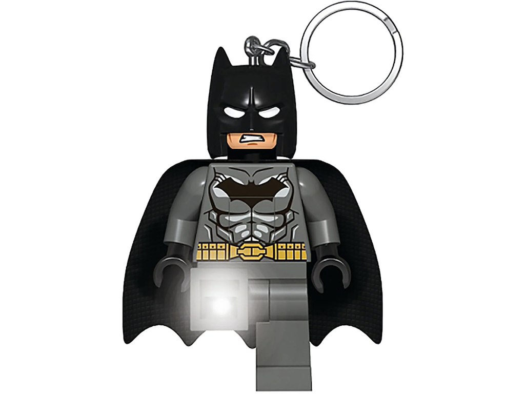 Lego DC Comics privezak za ključeve sa svetlom Sivi Betmen