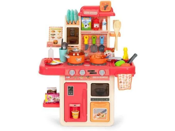 Eco toys Dečija kuhinja za zvukom, svetlom i parogeneratorom 42el