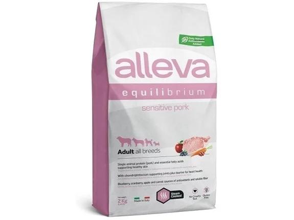 Alleva Equilibrium Dog Sensitive Pork All Breeds 2kg