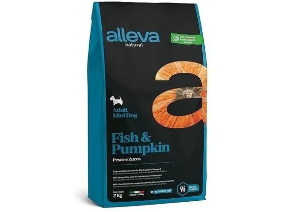 Alleva Natural Dog Mini Fish&Pumpkin 2kg