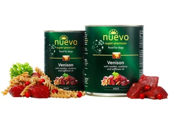 Nuevo Hrana za pse Srnetina sa nudlama 400g