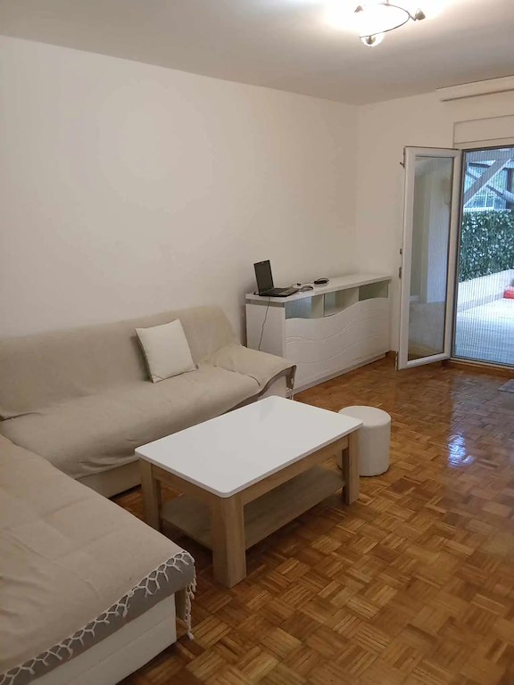 Selling flat with tenants Belgrade Expo 2027 Surcin 4.0 lux Čelebonovića Bežanijska kosa Novi Beograd wheelchair ramp park view huge terrace glass winter house renovated furnished tenanted propert...