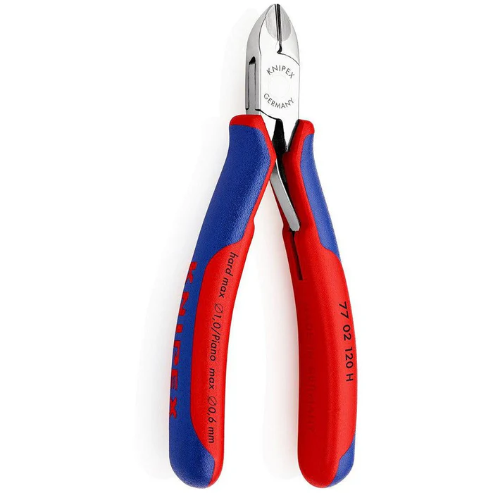 Knipex precizne dijagonalne sečice za elektroniku sa umetnutom oštricom od tvrdog metala 120mm (77 02 120 H)