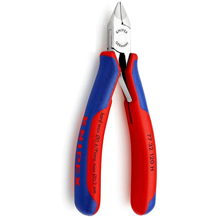 Knipex precizne dijagonalne sečice za elektroniku sa umetnutom oštricom od tvrdog metala 120mm (77 32 120 H)