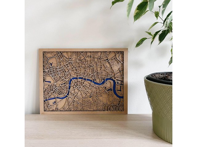 3D mapa grada `London`