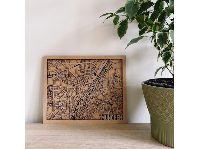 3D mapa grada `München`