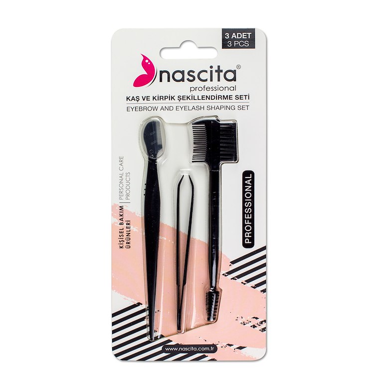 NASCITA set za obrve i trepavice FACESET15 3/1