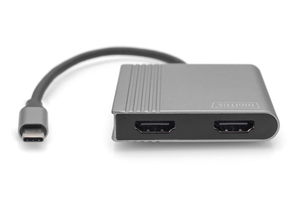 ADAPTER DIGITUS DA-70828 USB-C – 2XHDMI
