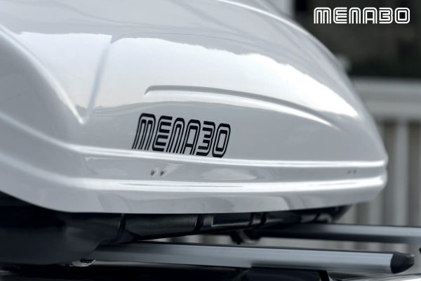 Krovni kofer Menabo mania 400 metalic beli
