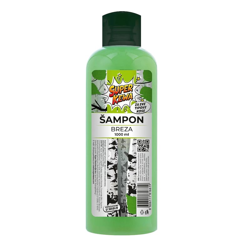 SUPER KEWA ŠAMPON 1L BREZA