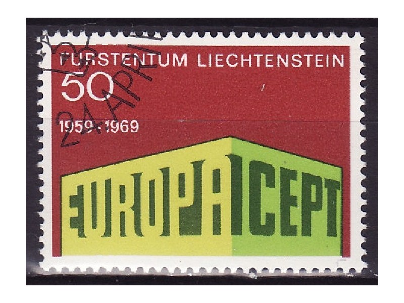 Lihtenštajn - Evropa 1969