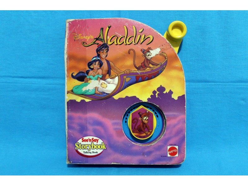 MATTEL DISNEY ALADDIN ZVUCNA KNJIGA