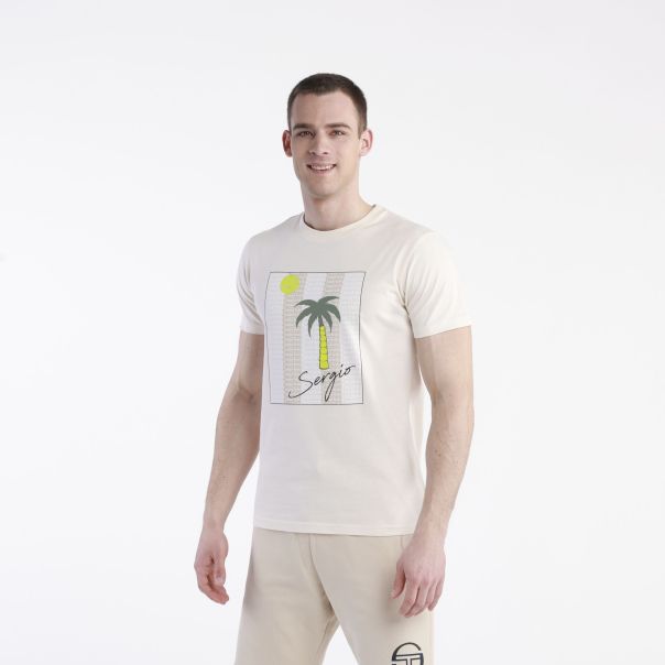 SERGIO TACCHINI Majica kratak rukav palm shirt M