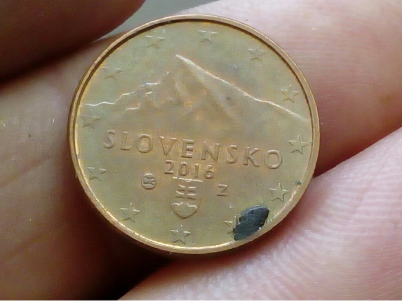 Slovacka, 1 cent 2016