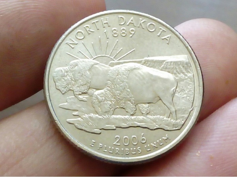 USA, 1\4 dolara 2006 North Dakota