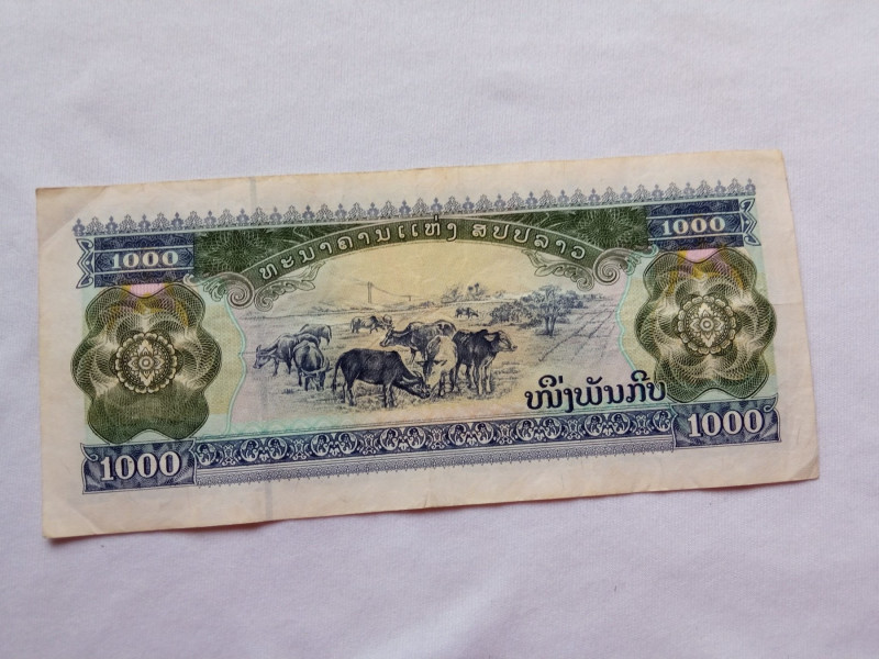 Laos 1.000 kip,2003 god.