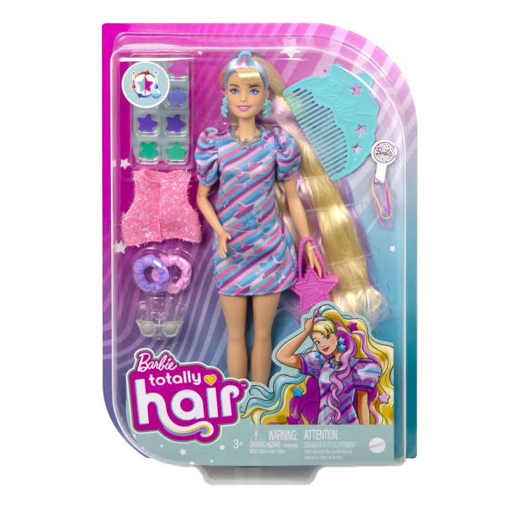 Lutka Barbie Totally Hair, 30cm