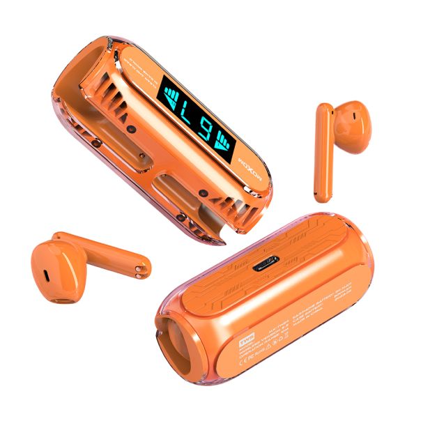 MOXOM Bluetooth slušalice Airpods MX-TW24, narandžasta