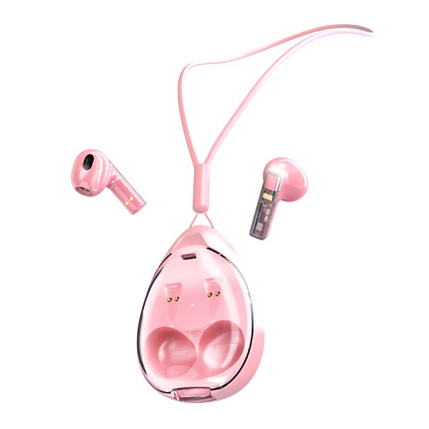 MOXOM Bluetooth slušalice Airpods MX-TW29, roza