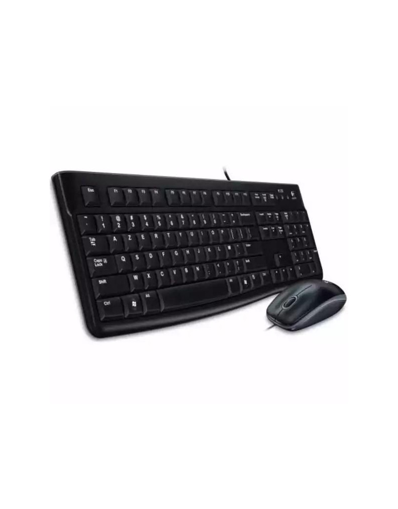 Tastatura + miš Logitech Deluxe MK120 YU, crna