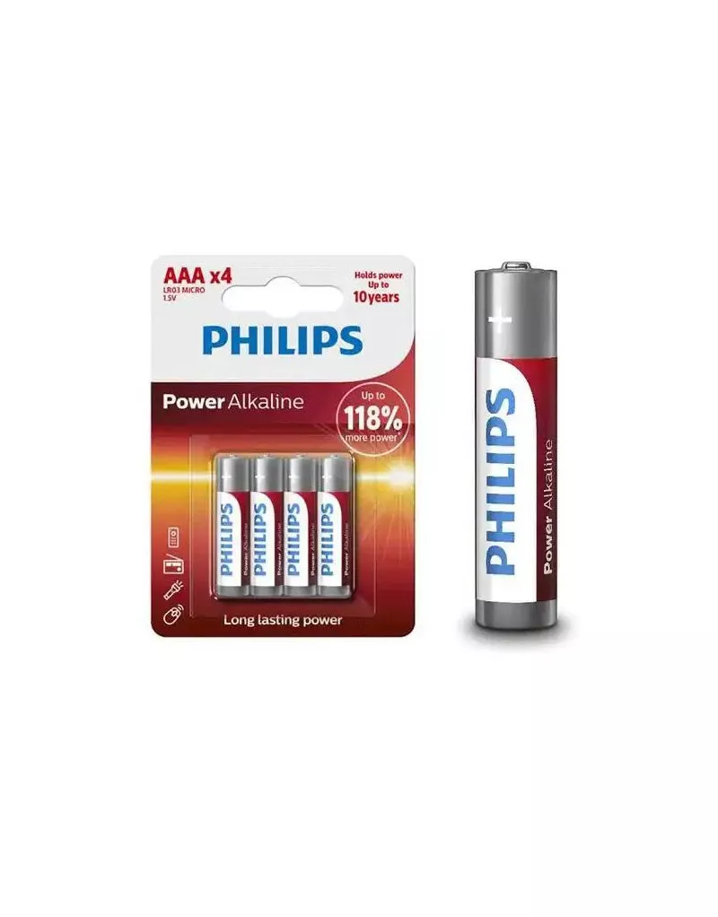 Baterija Philips Powerlife AA LR03/AAA LR03P4B05 1.2V
