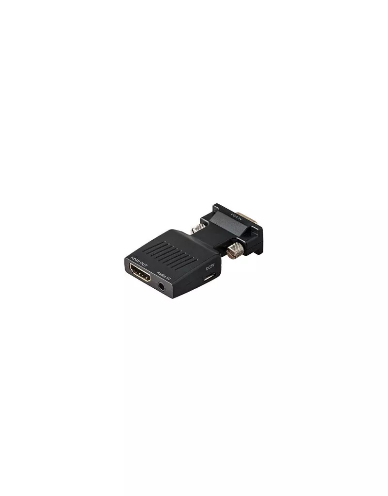 FAST ASIA Adapter-konvertor VGA (M) - HDMI (Ž) plug in