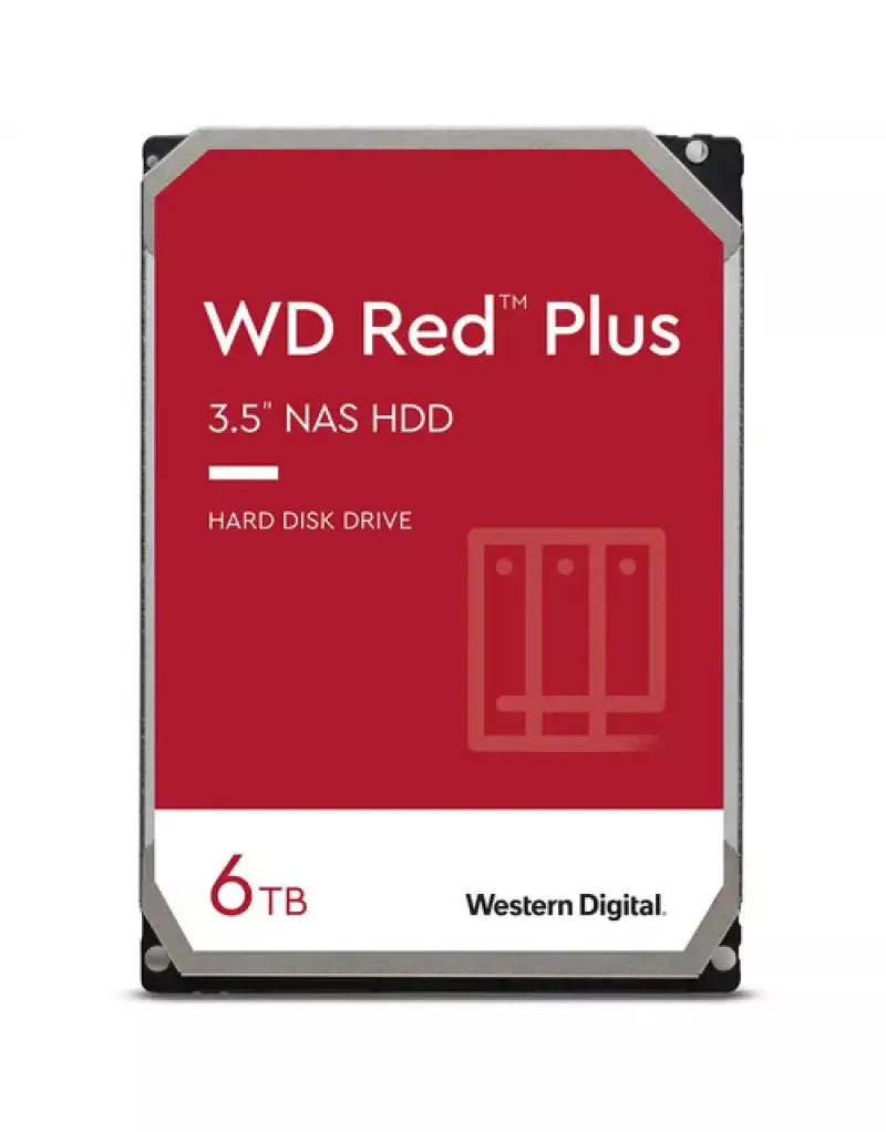 Hard disk 6TB SATA3 Western Digital Caviar 256 MB WD60EFPX Red Plus