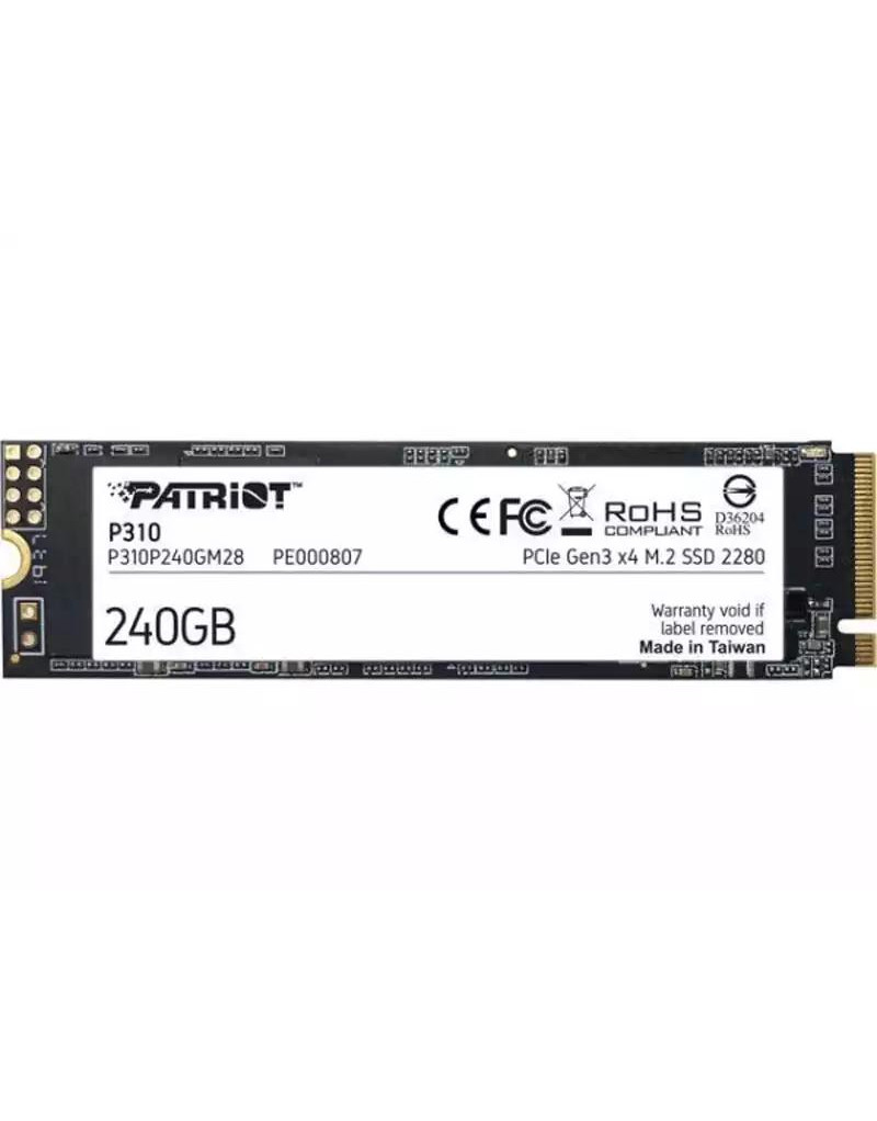 SSD M.2 NVMe 240GB Patriot P310 1700MBs/1000MBs P310P240GM28