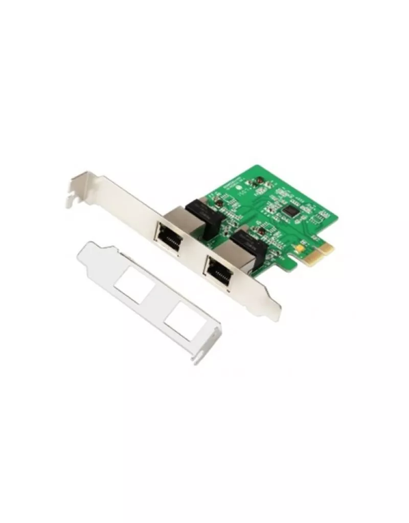 LAN MK E-Green PCI-E 2xRJ45 10/100/1000 Mbp/s