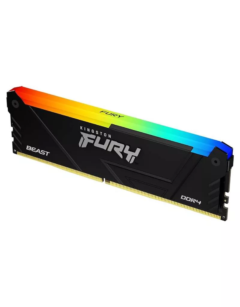 KINGSTON DIMM DDR4 16GB 3200MT/s KF432C16BB12A/16 FURY Beast RGB Black