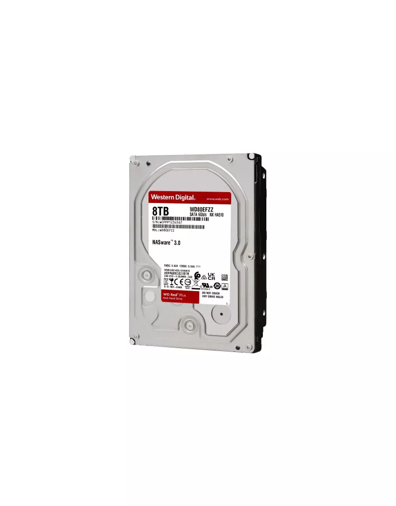 HDD WD 8TB WD80EFZZ SATA RED PLUS 5640RPM 128MB
