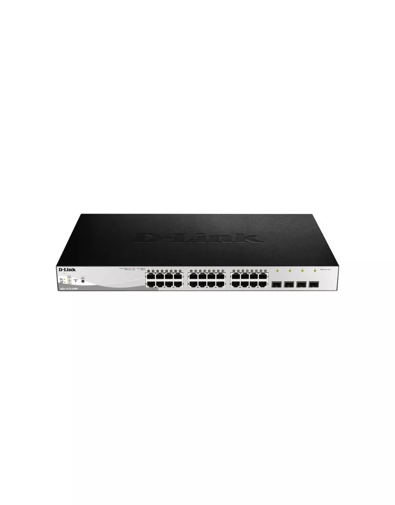 LAN Switch D-Link DGS-1210-28MP/E 10/100/1000 24PoEport/4SFP Smart