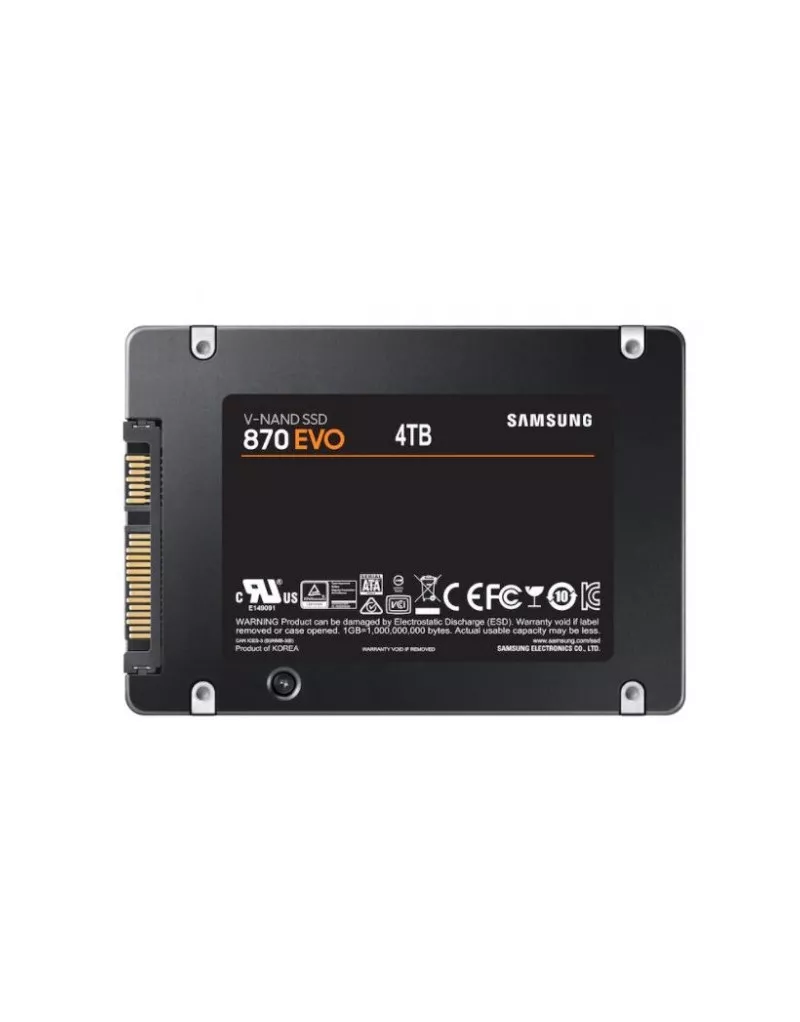 SSD 2.5" SATA 4TB Samsung 870 EVO 560/530MBs, MZ-77E4T0B/EU