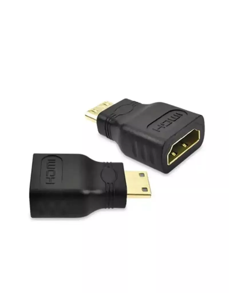 Adapter Mini HDMI-HDMI M/F E-Green crni
